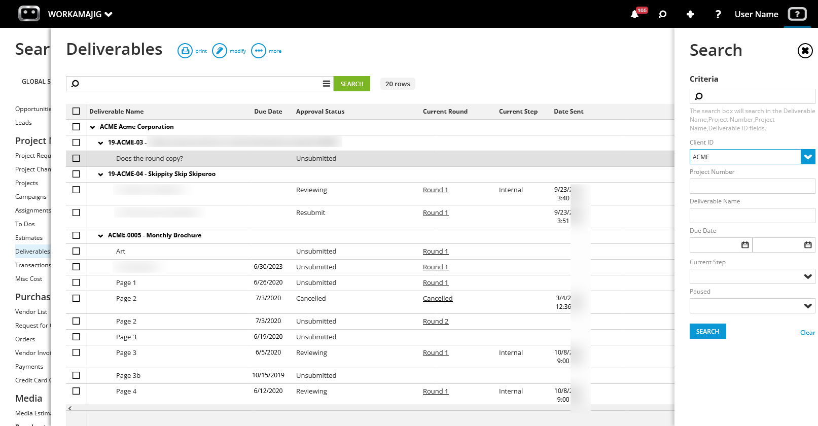 Deliverables overview [in-depth guide] – Workamajig