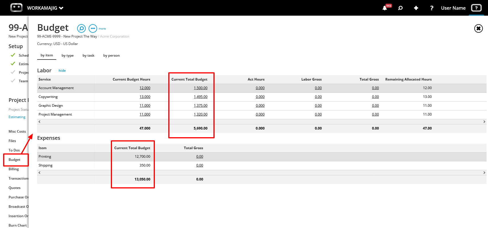 New project [in-depth guide] – Workamajig