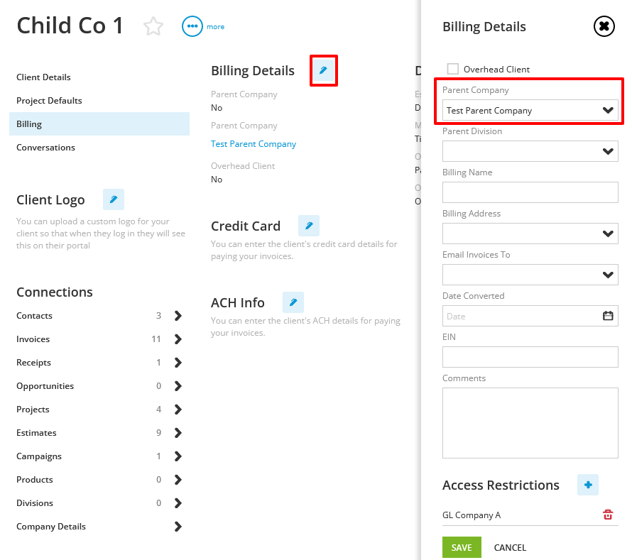 Parent clients [in-depth guide] – Workamajig