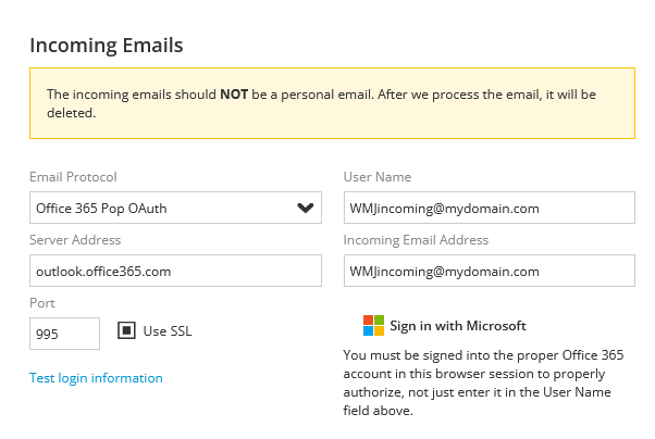 Setup incoming & outbound system emails [in-depth guide] – Workamajig