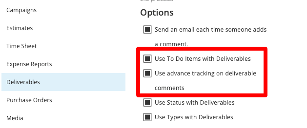Deliverables overview [in-depth guide] – Workamajig