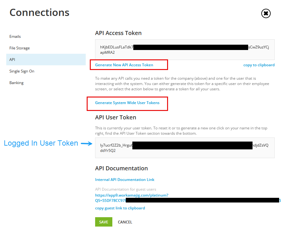 API Overview – Workamajig