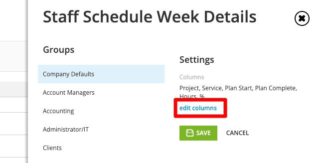 Resource Manager > Staff schedule page [guide] – Workamajig