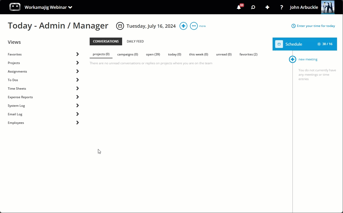 API Overview – Workamajig
