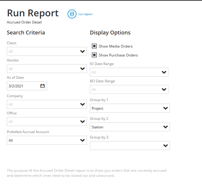 Accrued order detail [report] – Workamajig