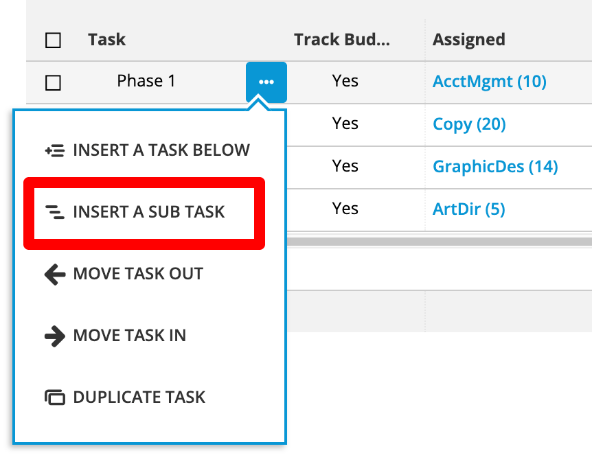 Insert A Sub Task [in-depth guide] – Workamajig