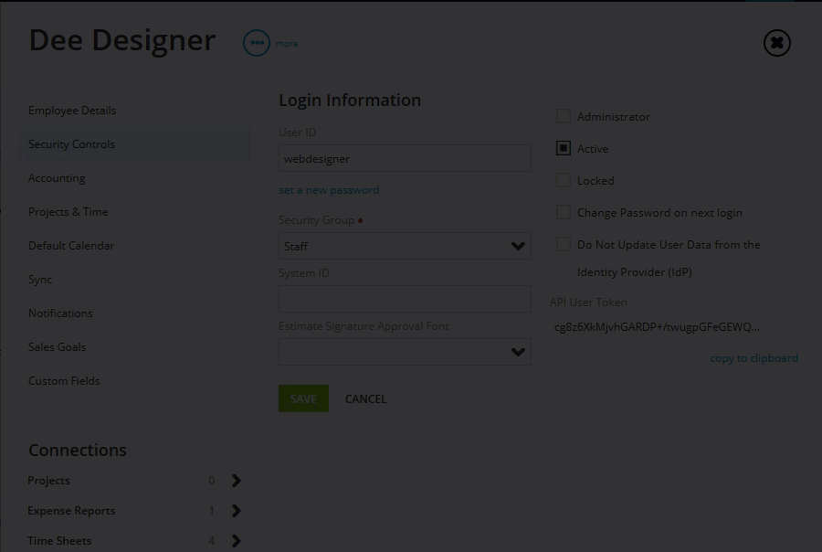 Managing login passwords [guide] – Workamajig