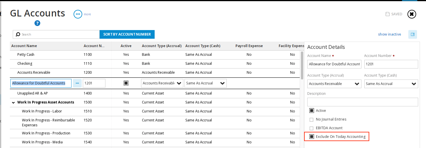 System setup: GL accounts [in-depth guide] – Workamajig